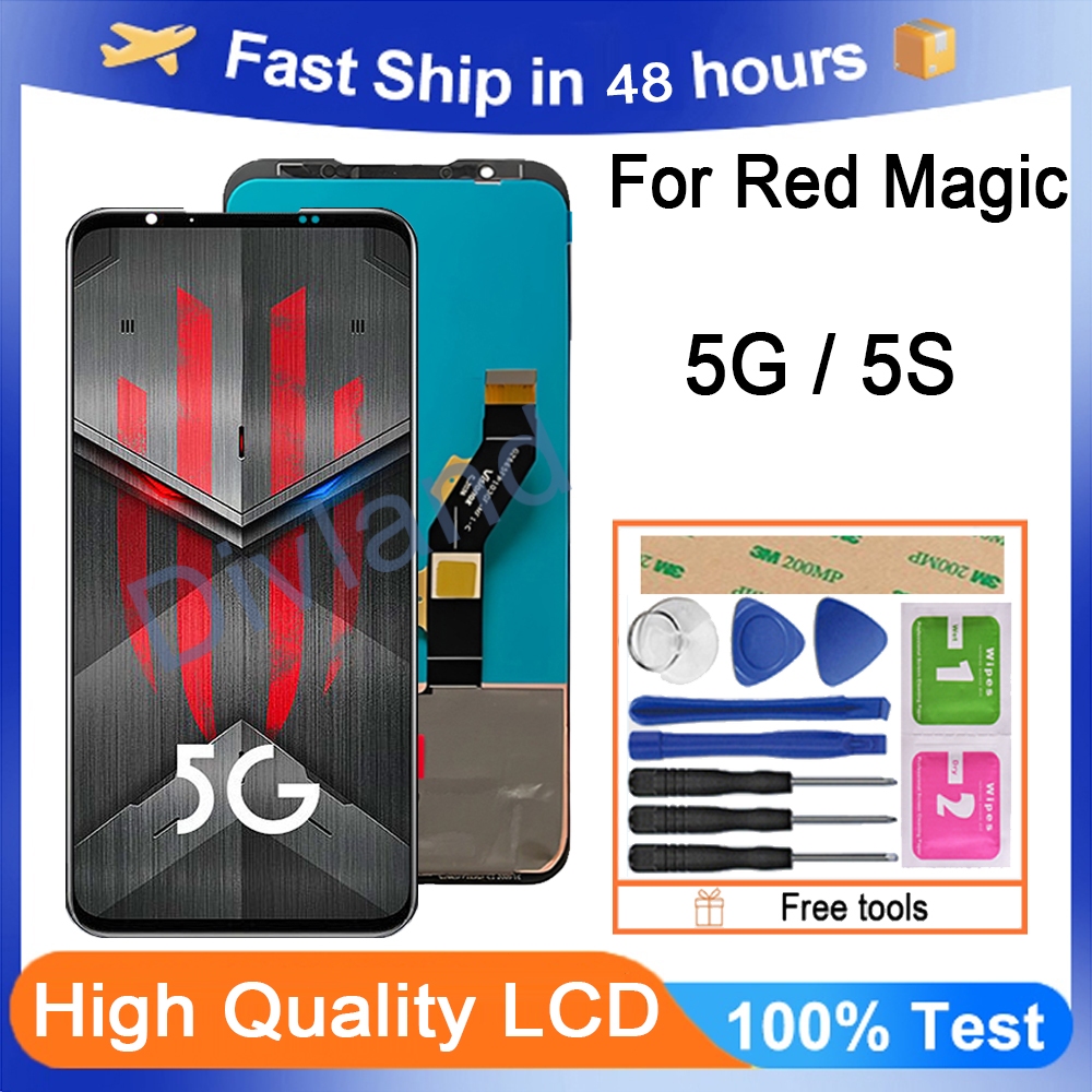 AMOLED TFT For ZTE Red Magic 5G Red Magic 5S LCD Display Touch Screen ...