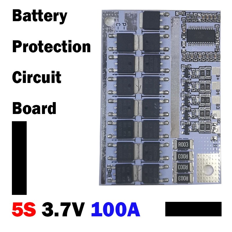 3s 4s 5s Bms 12v 16.8v 21v 3.7v 100a Li-ion Lmo Ternary Lithium Battery Protection Circuit Board ...
