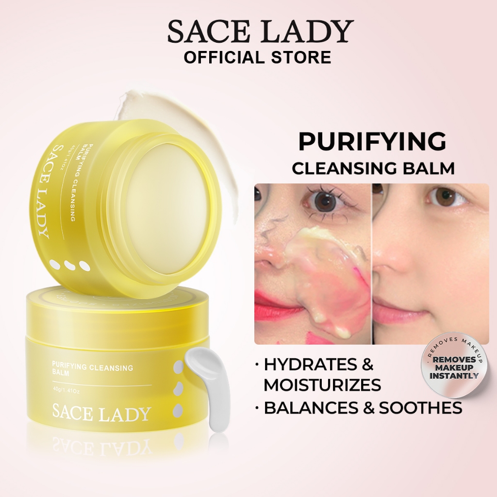 SACE LADY Cleansing Balm Hydrates Purifying Cosmetics Refreshed Make Up ...