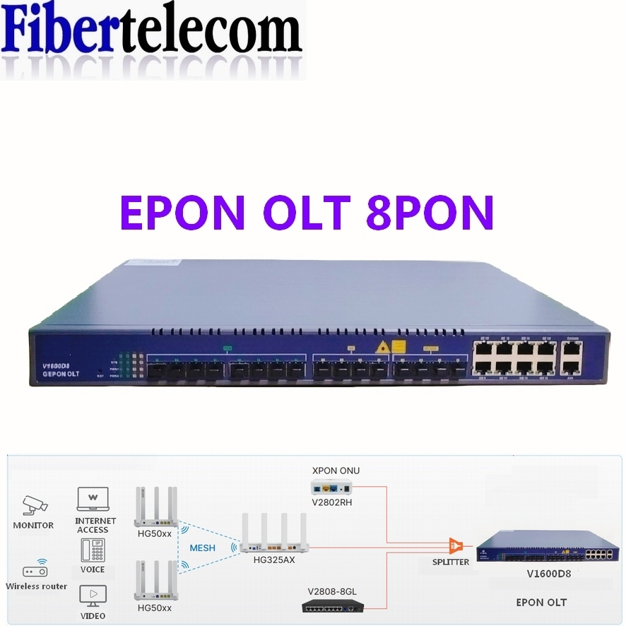 8 Ports Epon OLT V1600D8 | Shopee Philippines