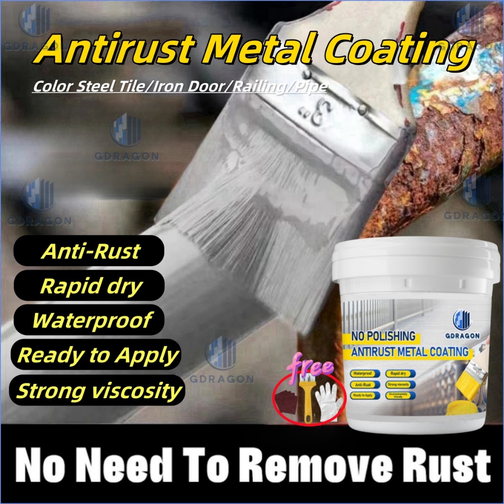 Anti Rust Paint for Metal Rust Remover Rust Converter For Rusty Color ...
