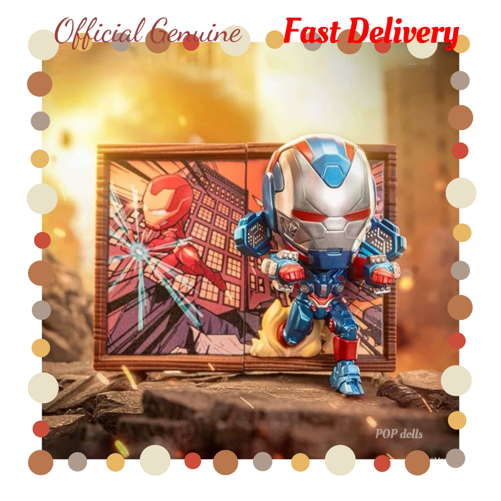 Marvel Comics photo frame series blind box【Genuine】POPMART tide play ...