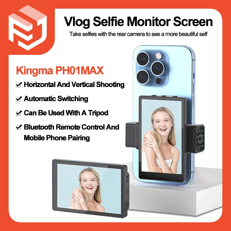 VL-PH01 Max Vlog Selfie Monitor Screen Magnetic Selfie Vlog Flip ...