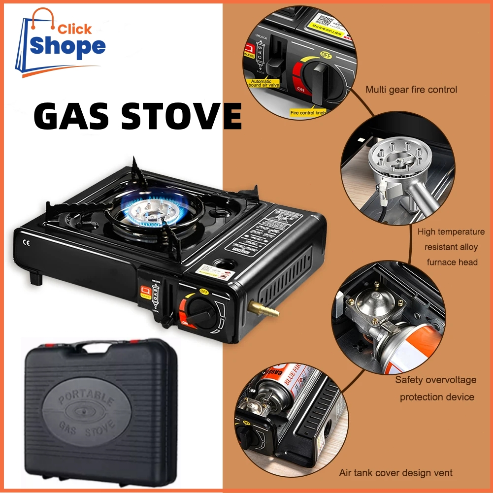 CLICK SHOPE Butane Gas Stove Portable Camping Stove Outdoor Picnic ...