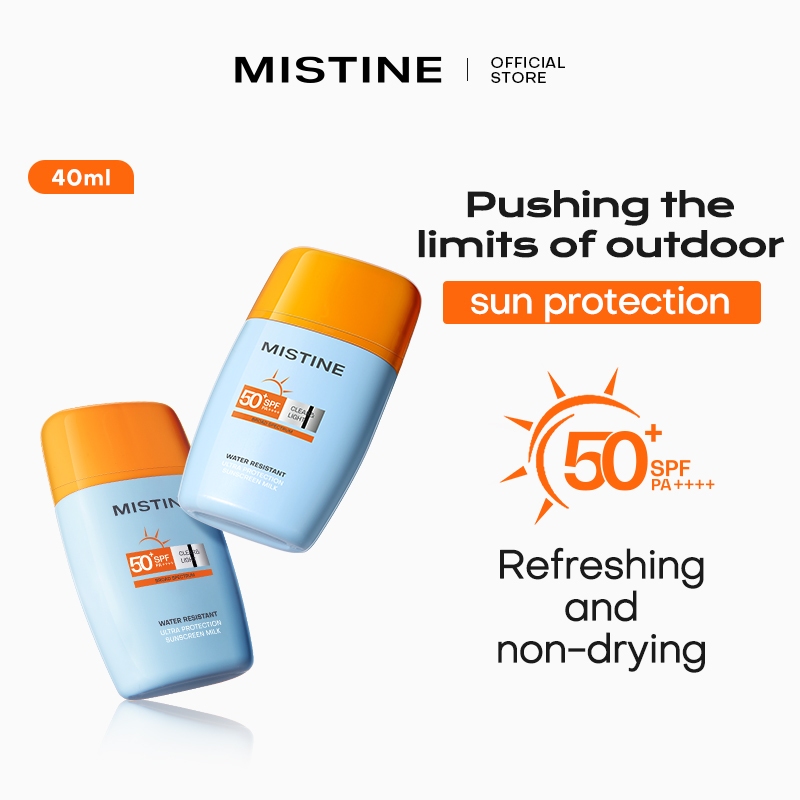 MISTINE Sunscreen Sunblock Moisturizer Facial Cream UV Shield SPF50+ PA+++ 40ML | Shopee Philippines
