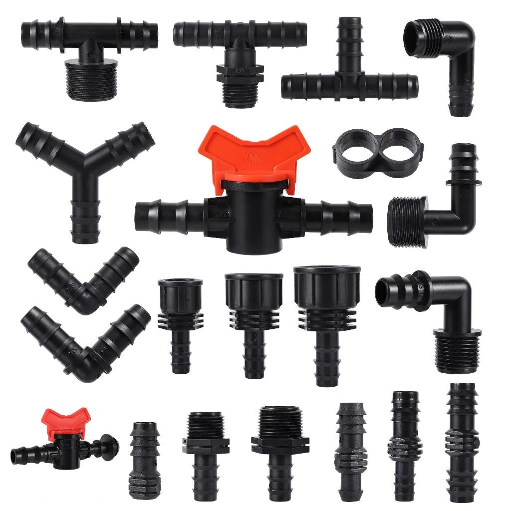 DN16/20/25mm Pipe Fittings 1/2" 3/4" Male Thread Tee, Elbow, Straight ...