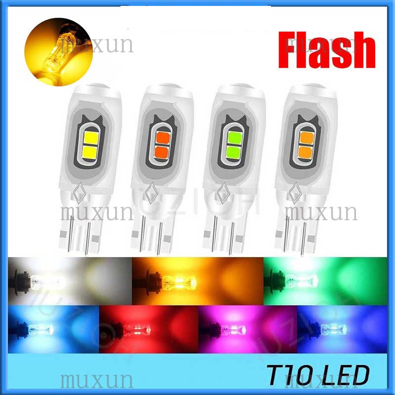 1pc led Fast blinking turn signal bulb, 5-chip LED flash bulb, T10 ...