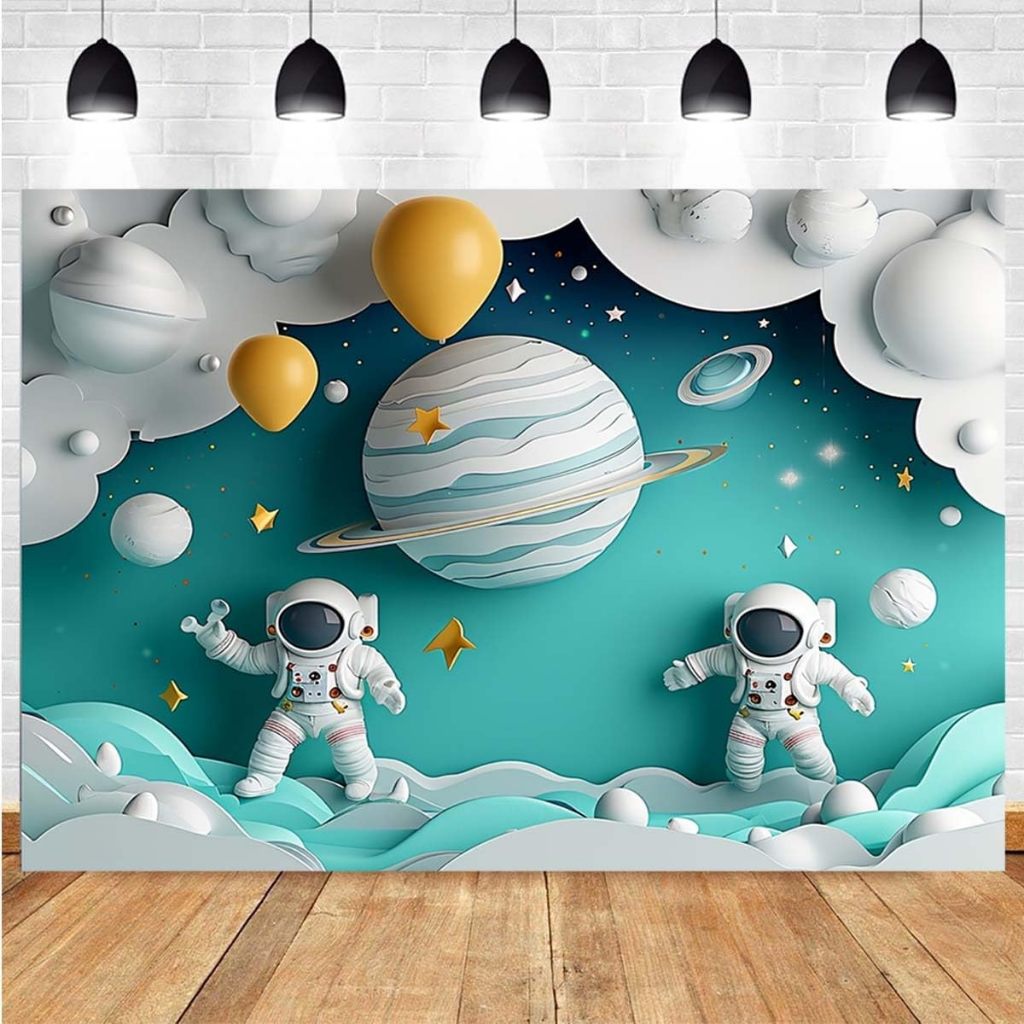 Outer Space Universe Astronaut Photography Backdrop Space Theme ...