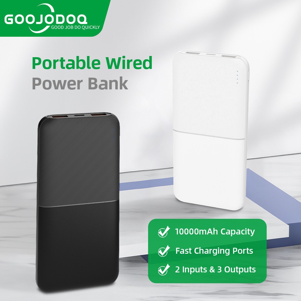 GOOJODOQ PowerBank backup battery 10000mAh 10w fast charge Fast Charge ...