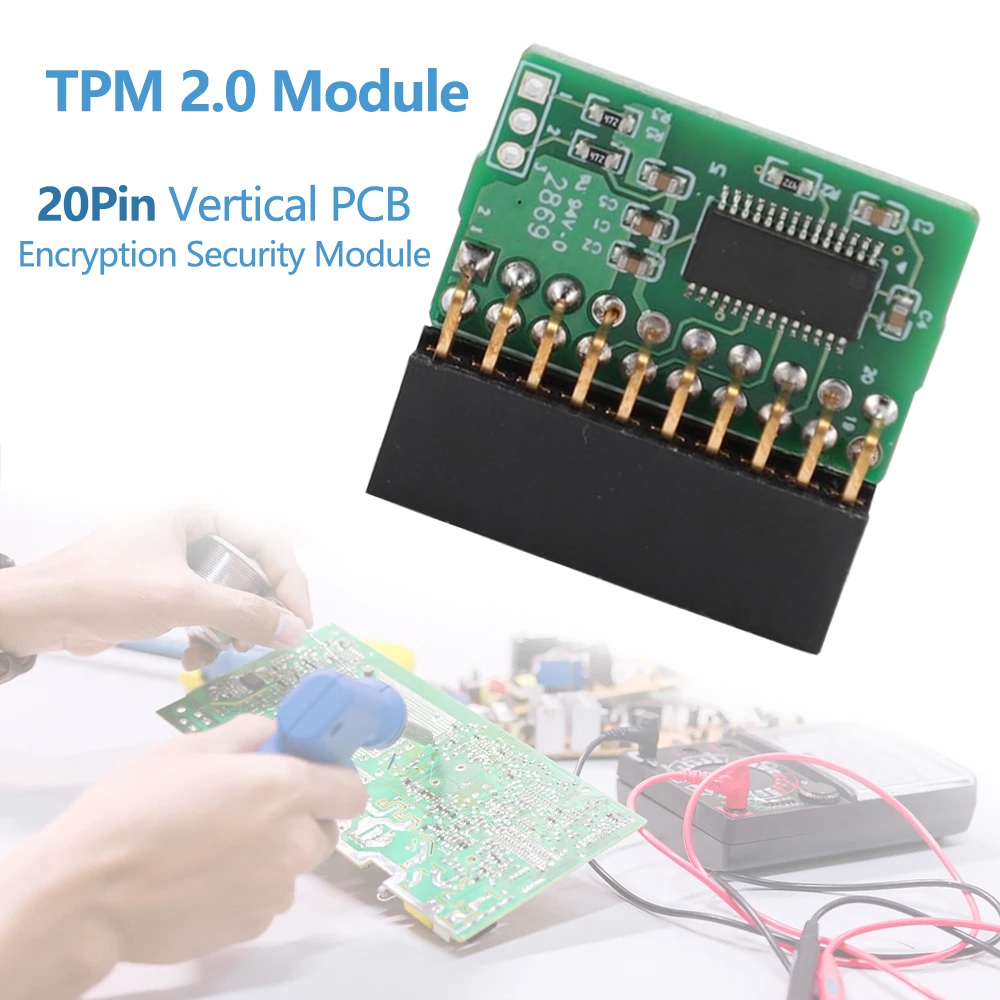 SuperMicro AOM TPM 2.0 Module 20pin TPM 9665V TCG 2.0 Vertical PCB ...