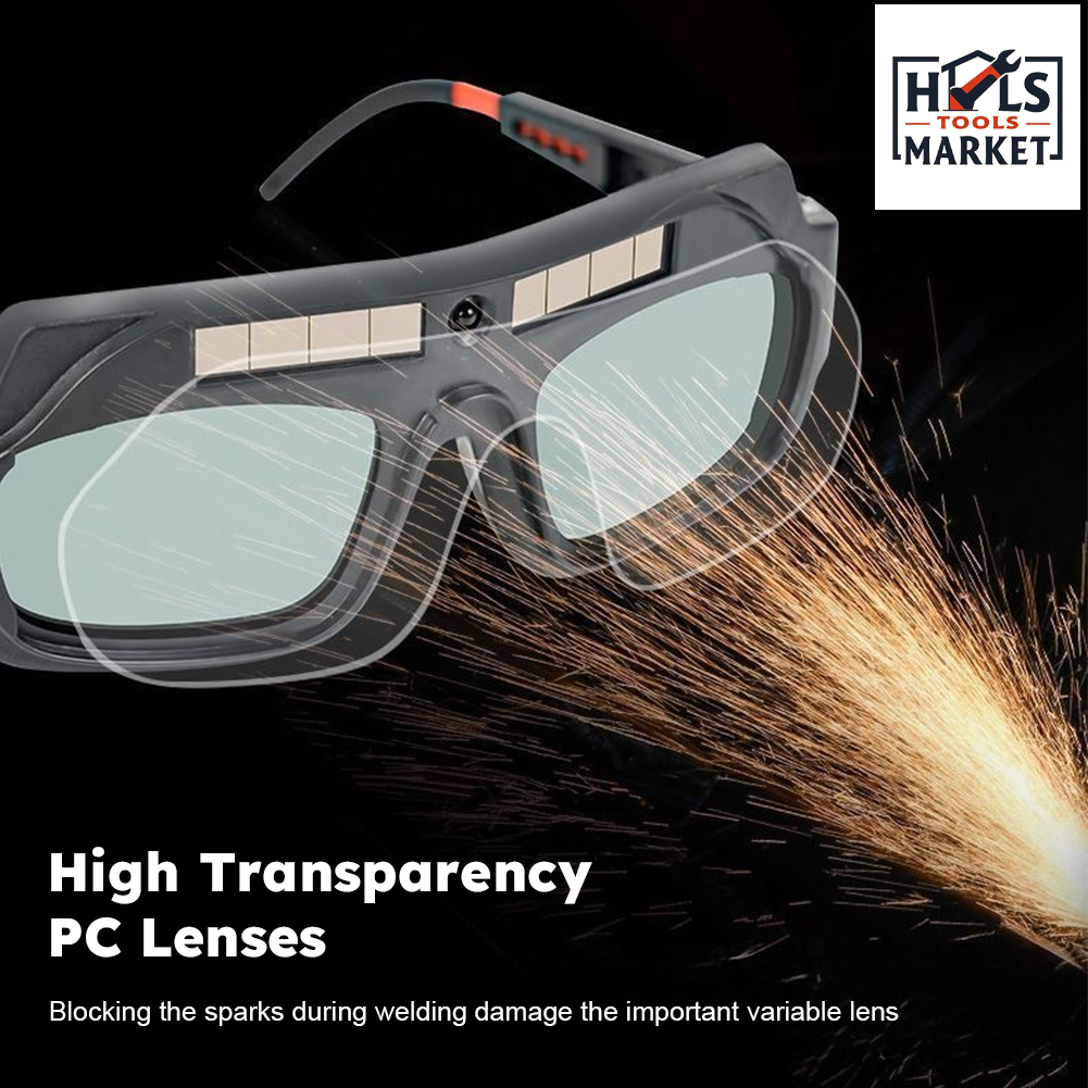 Auto Darkening Welding Glasses Solar Welding Mask Welding Goggles Eye ...