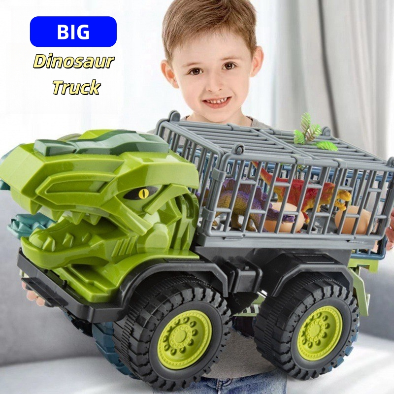 【⭐24h⭐ 】Super Sized Dinosaur Engineering Car Tyrannosaurus Rex Dinosaur ...