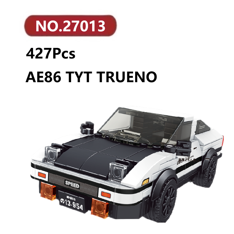 AE86 Initial D（Dustproof Box）Building Blocks 427 Pcs Mould King Racing ...