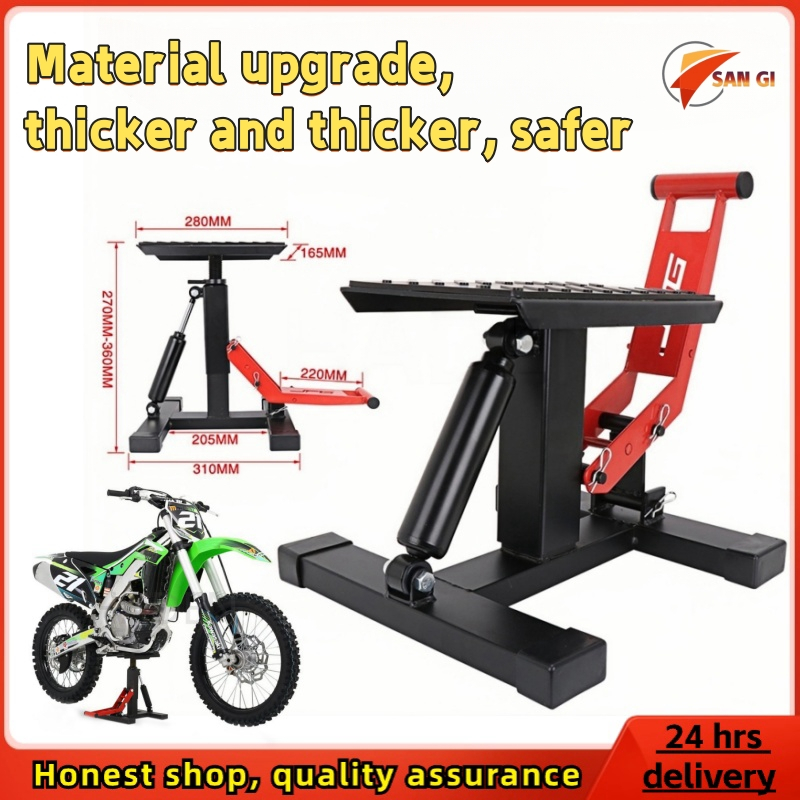 Universal Motorcycle Hydraulic Lifter Stands Dirt Bike Repair Stands ...
