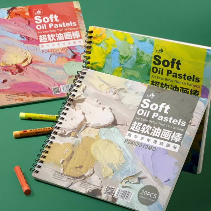 Kuelox Oil Pastel Book Paper Painting 20sheet 240gms Paper Drawing ...