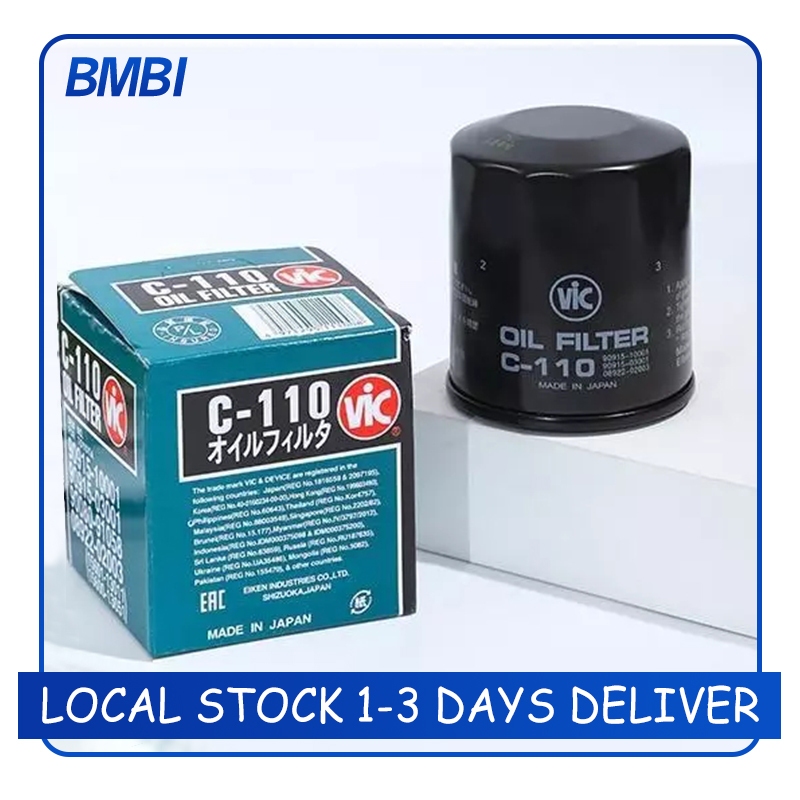 Japan Vic oil filter C-110 for Rush | Vios | Avanza | Corolla | Wigo ...
