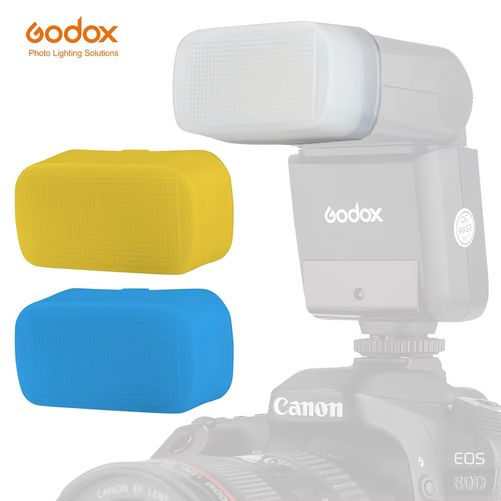 Godox TT350/V350 Camera Speedlite Flash White Blue Yellow Diffuser Soft ...