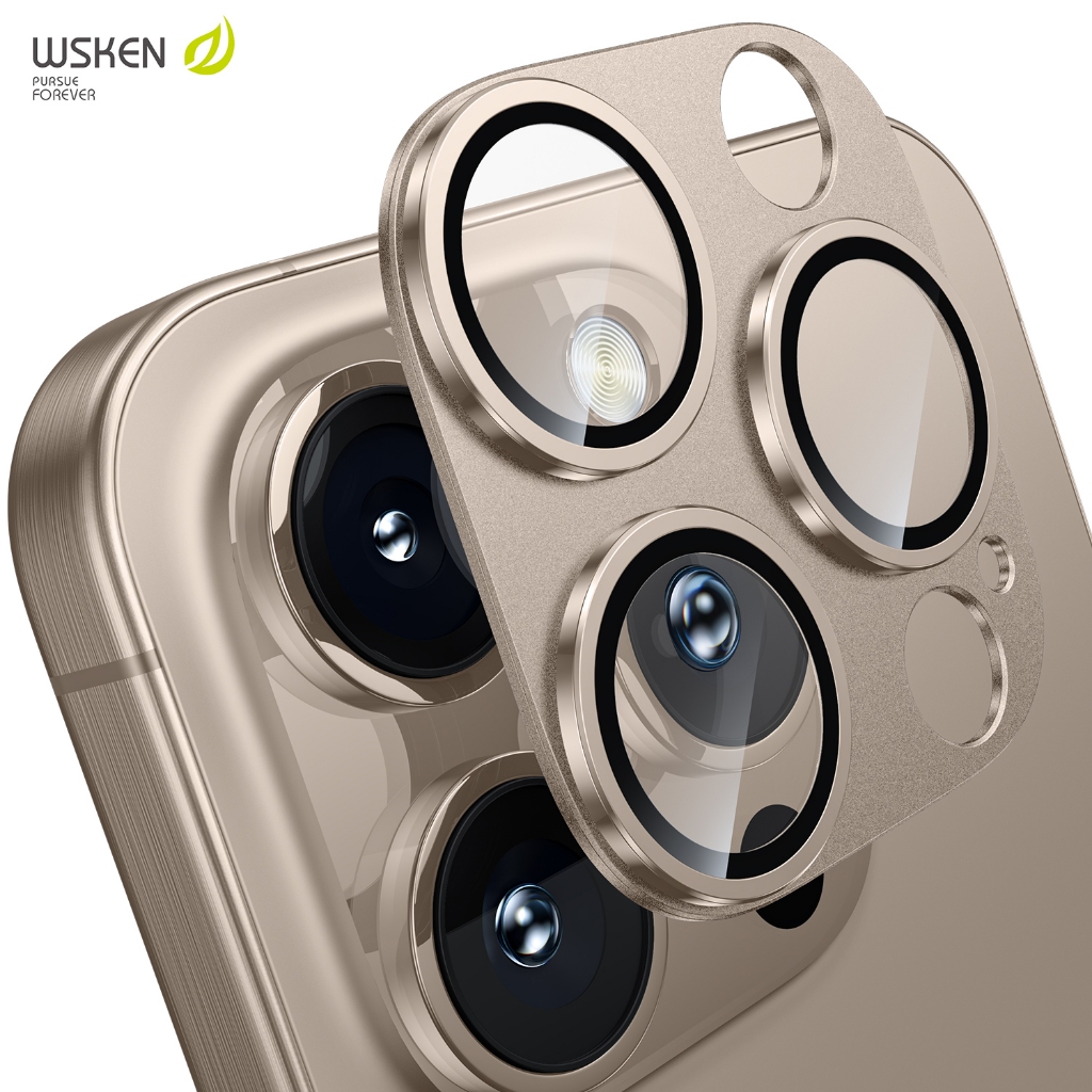 WSKEN For iPh 17ProMax/16ProMax/15Camera Lens Protector Shatterproof ...