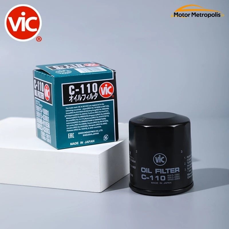 VIC C-110 OIL Oil Filter for Vios/ Avanza/ Corolla/ Wigo/ Altis/ (C110) /Camry | Shopee Philippines