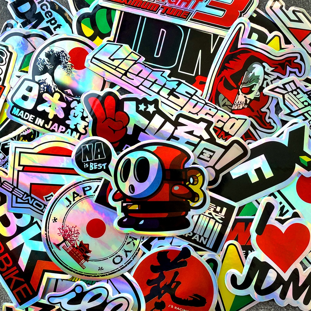 40PCS Mixed JDM Motorcycle Car Stickers Styling Decal | Shopee Philippines