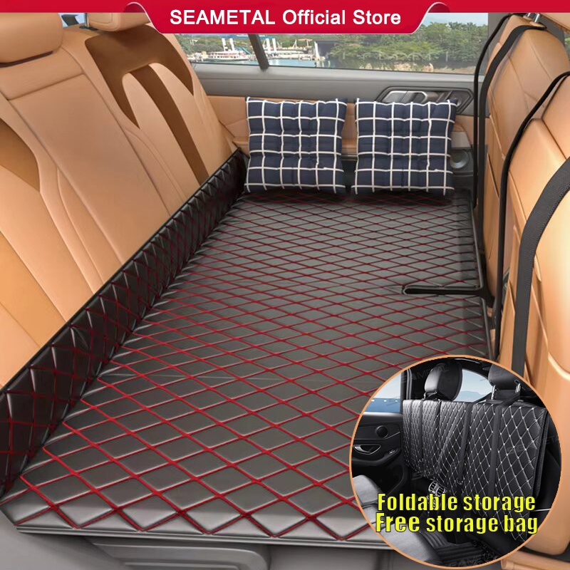 Car Rear Seat Bed Non-inflatable Folding Rear Sleeping Pad Portable ...