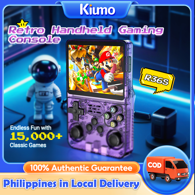 R36S Arcade Games Console Handheld Retro Gaming Console, 3.5" IPS ...