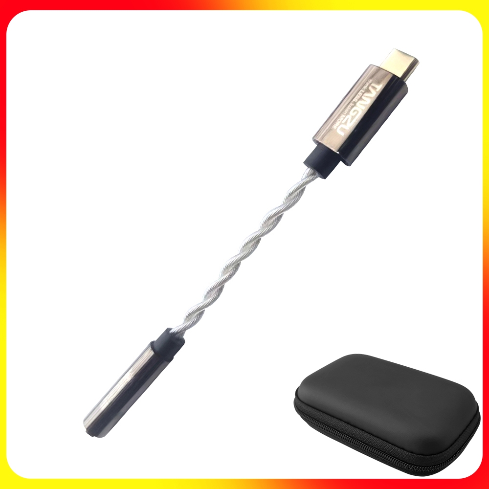 FAAEAL TANGZU 3.5mm To Type-C Earbud Amplifier DAC Cable Add Case Low ...