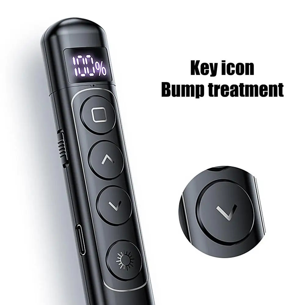 Flip-pen Presentation Clicker RF 2.4GHz PowerPoint Clicker Laser ...