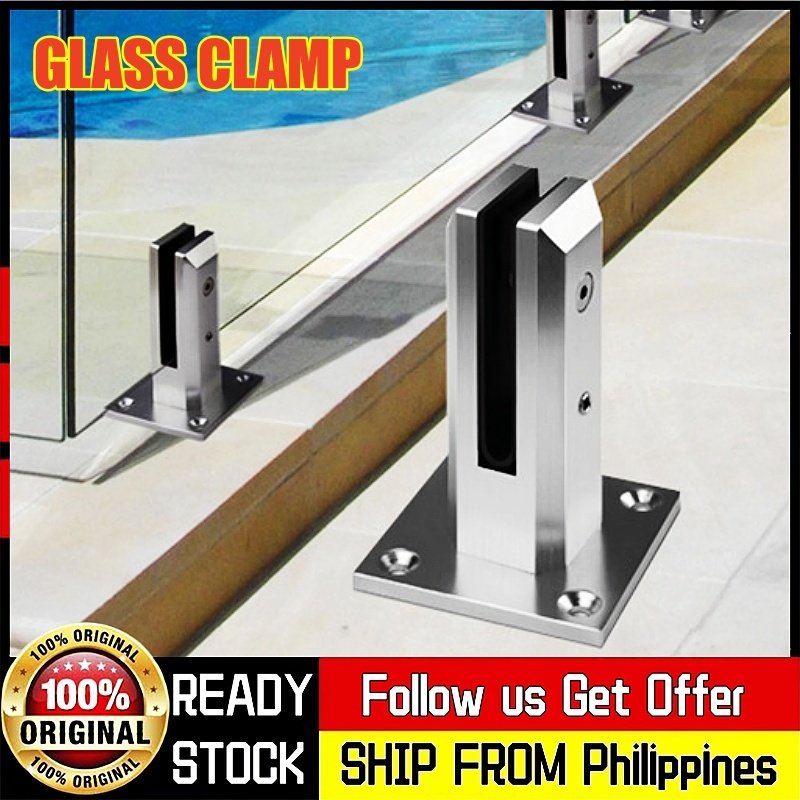 Yoqu Glass Clamp Heavy Duty Stainless Steel Glass Holder Clamp Swimming ...