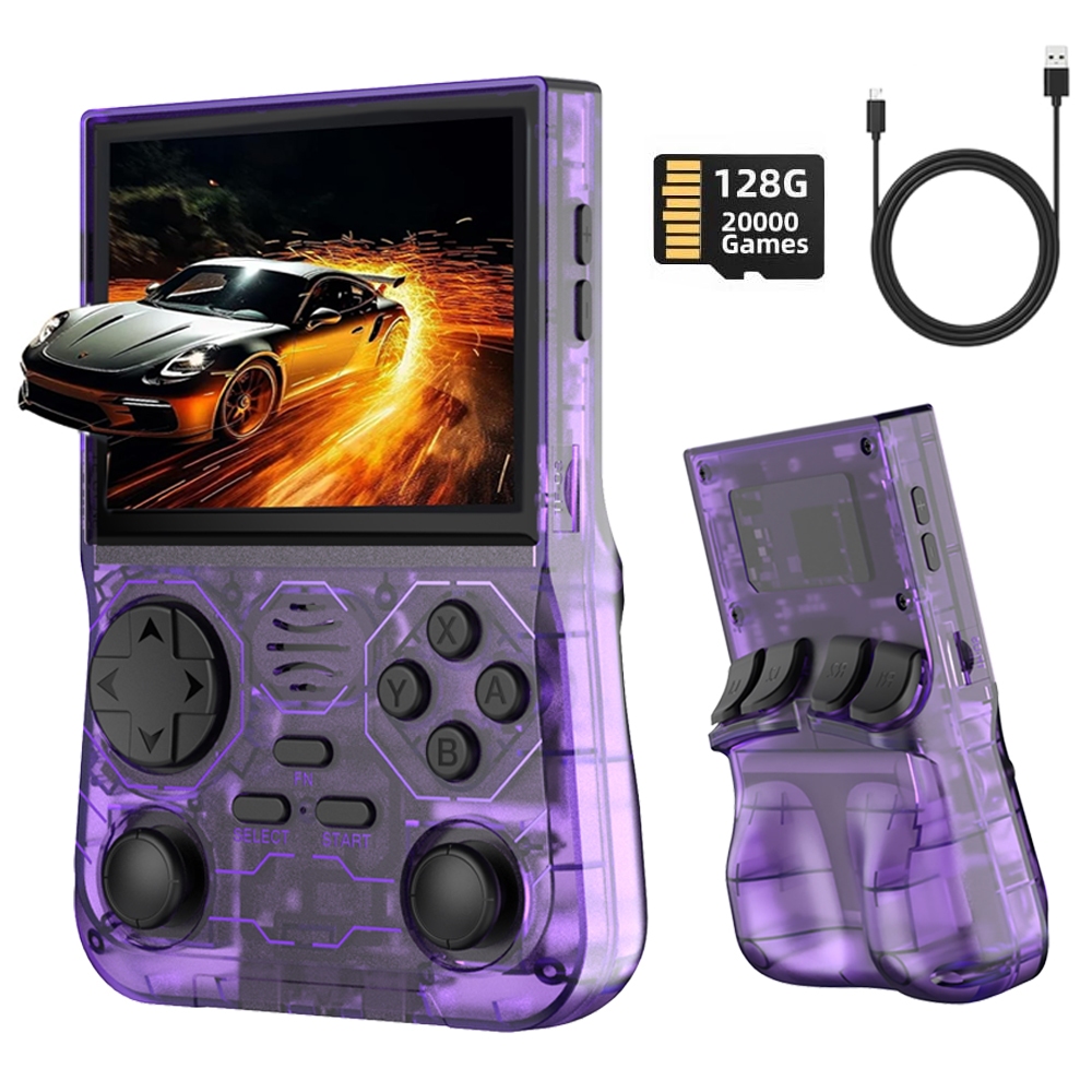 2025 New R36S Game Console - 64GB/128GB Preloaded Games, Game Console ...