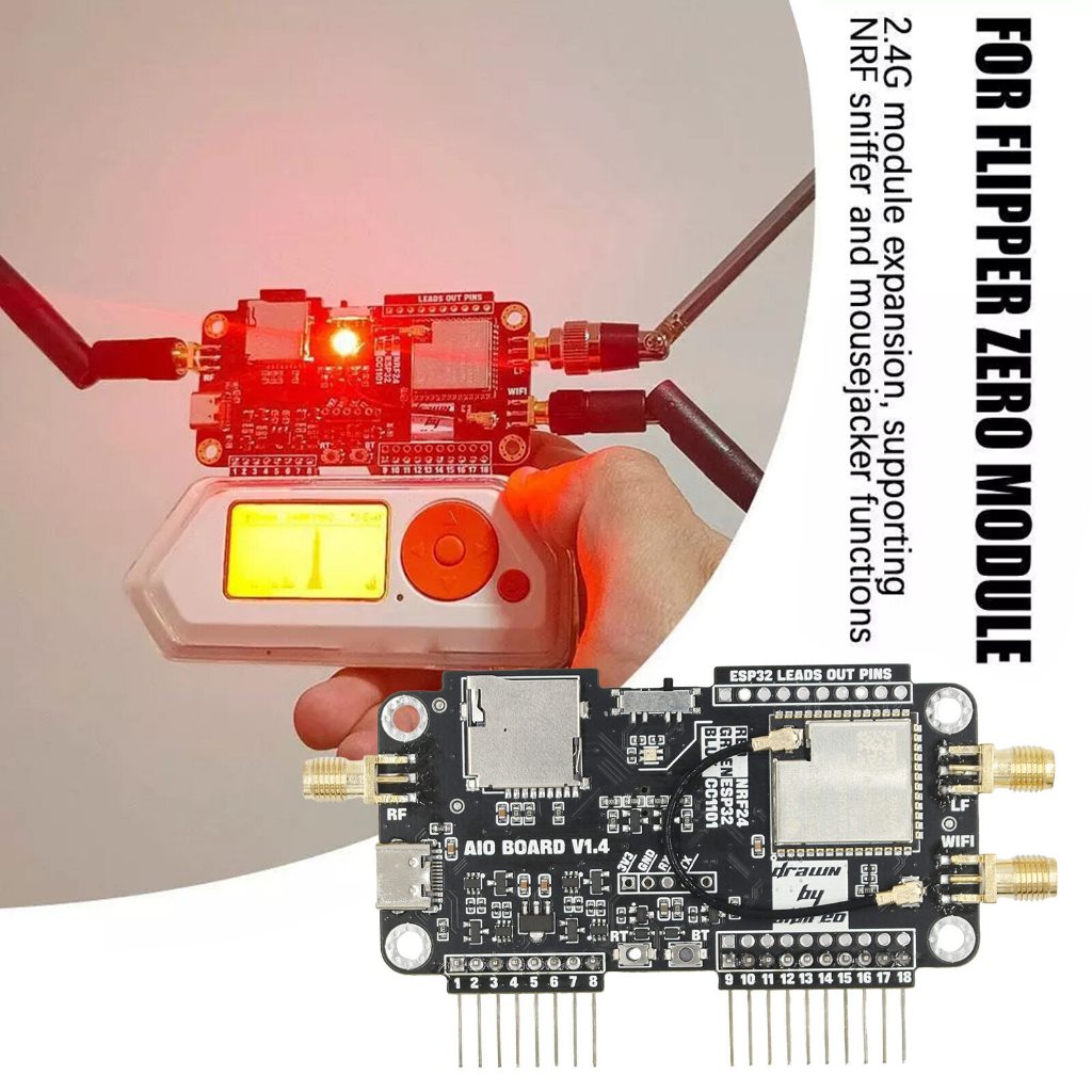 For Flipper Zero Multiboard Expansion Board 3 in 1 2.4G Module ...