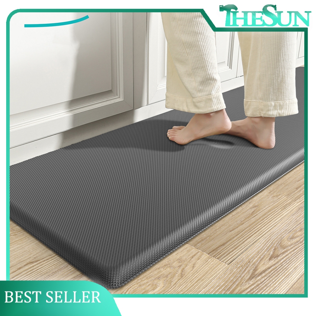 Ultra Thick Anti Fatigue Kitchen Mat Waterproof And Oil Proof Carpets ...