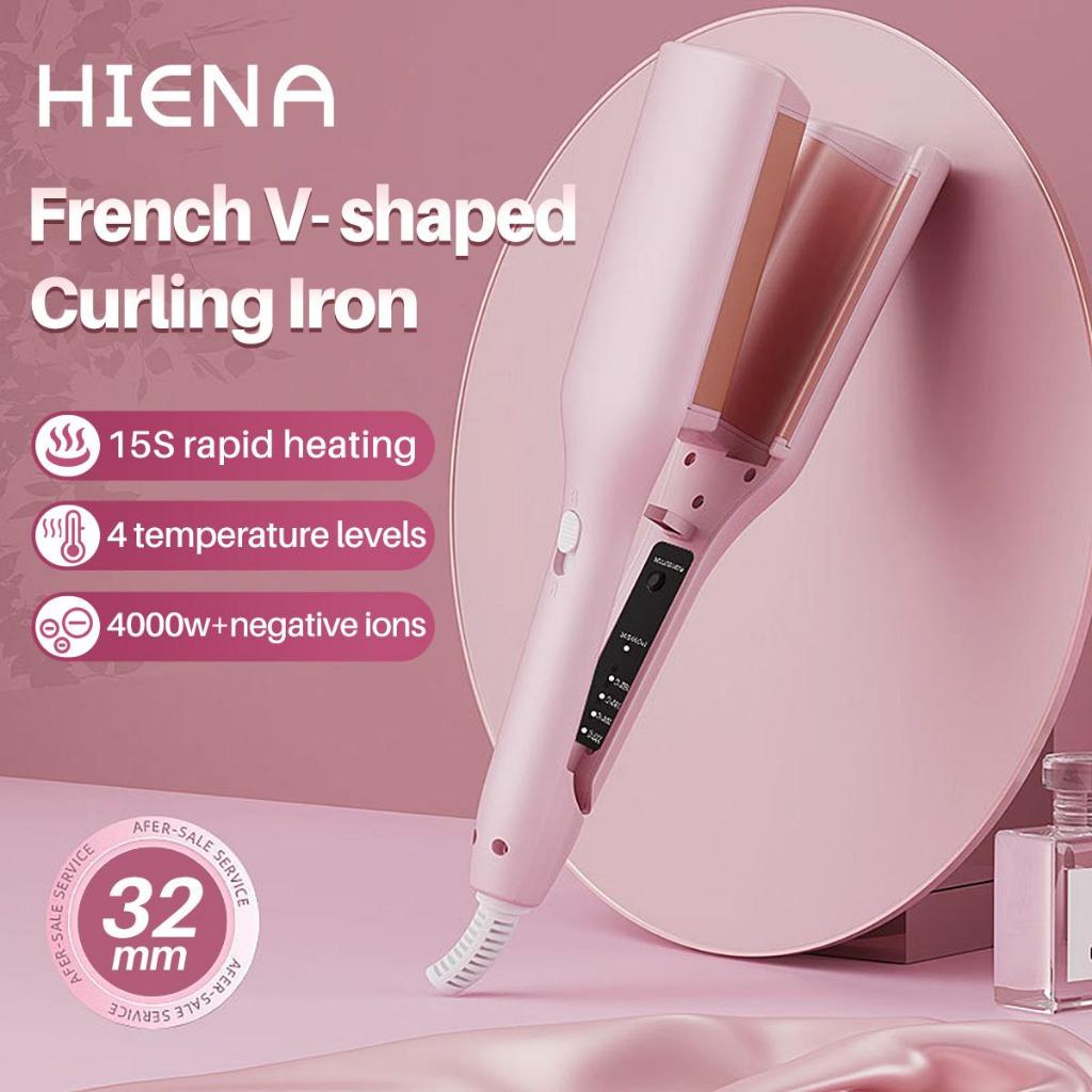 HIENA 2 in 1 Curly Professional Hair Straightener Hair Curling Iron ...