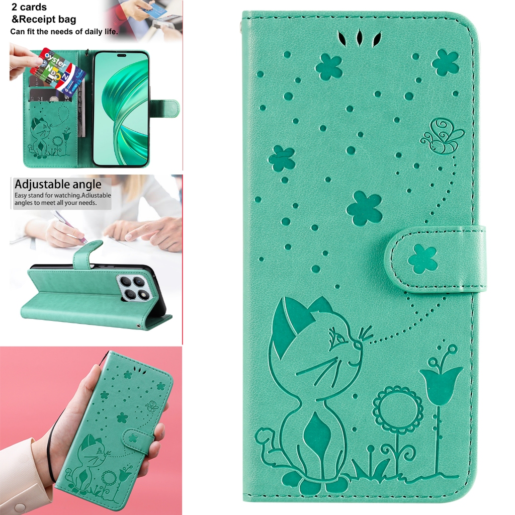 Cat Pattern For Huawei Honor X7C X5B Plus X6B Honor 200 Pro X7B X8B X9B ...