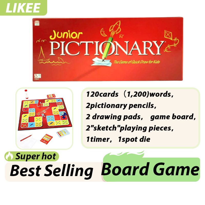Pictionary Junior Quick Drawing Game Ideal for Kids & Families Family ...