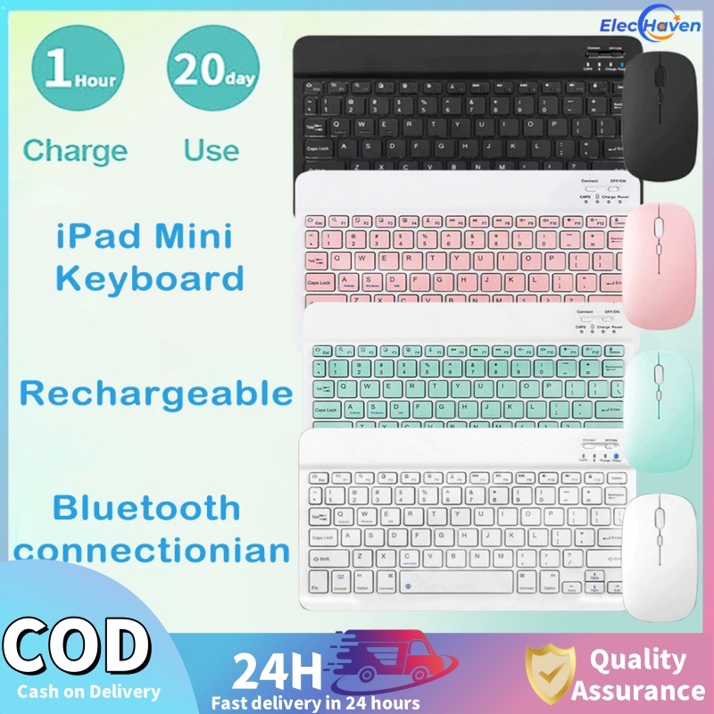 Wireless Bluetooth Keyboard Mouse Set Tablet Phone Keyboard Mini Bluetooth Keyboard Mouse Table