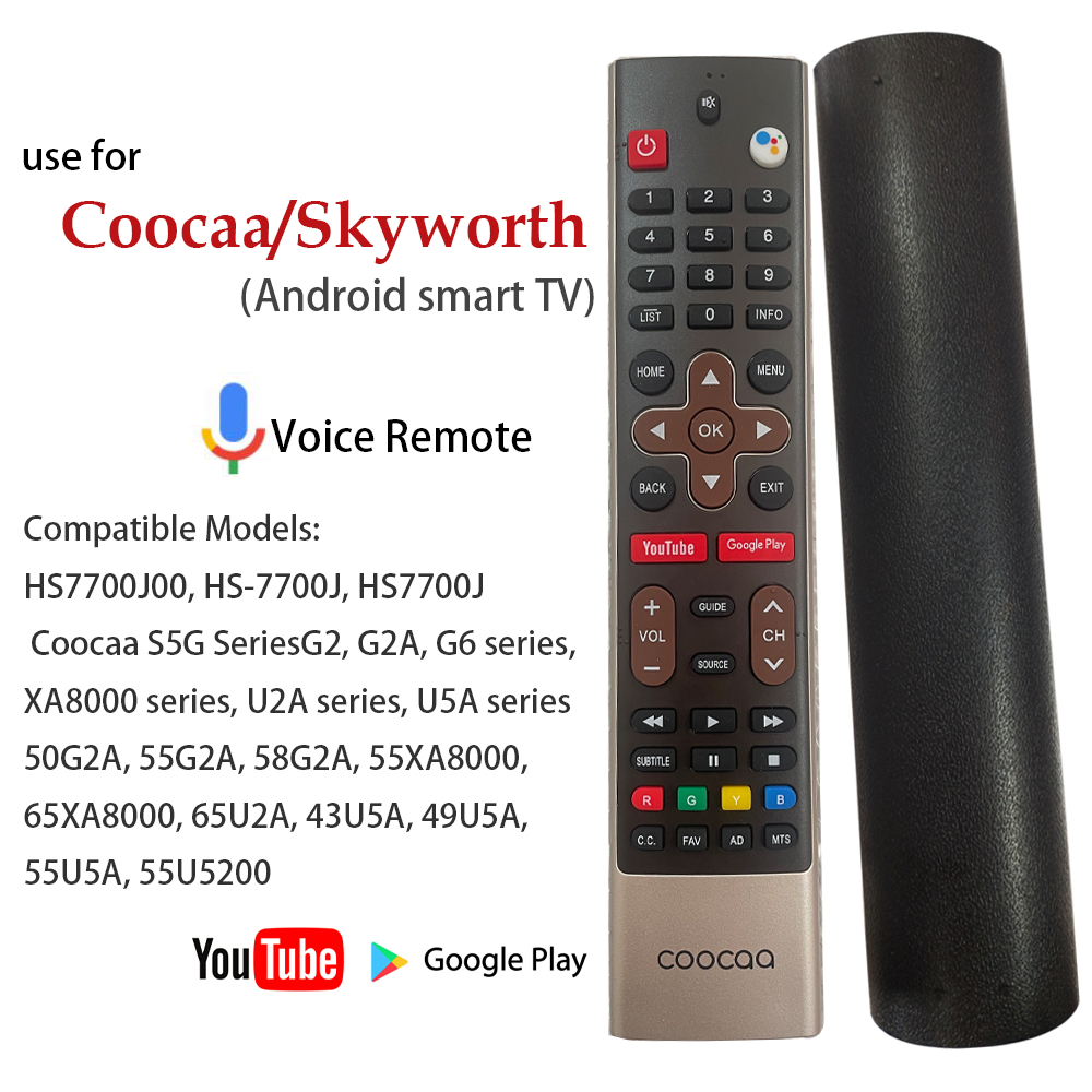 Voice Remote Control Coocaa Remote Control (Genuine) Suitable for Coocaa/Skyworth Smart Android ...