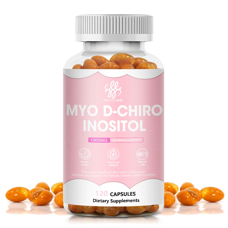 iMATCHME Myo-Inositol and D-Chiro Inositol 2000mg Capsules Regulate ...