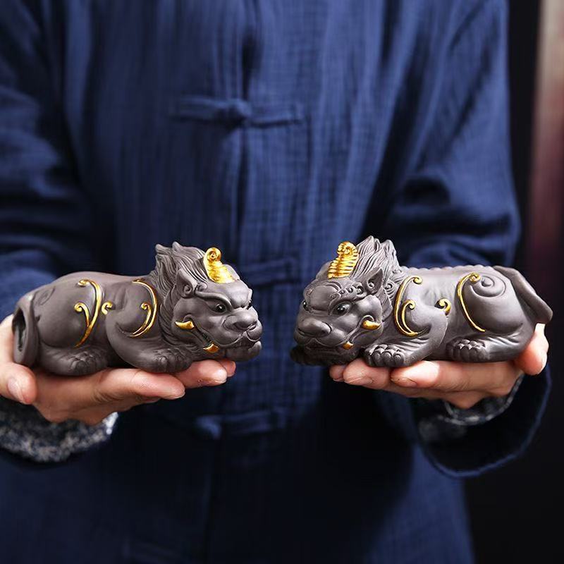 Zisha Pixiu Tea Pet Ornaments Can Raise Money Personality Creative ...