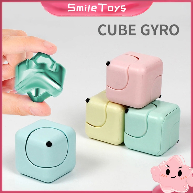 SmileToys Fidget Cube Decompression Fingertip Gyro Cube Spinning Snail ...