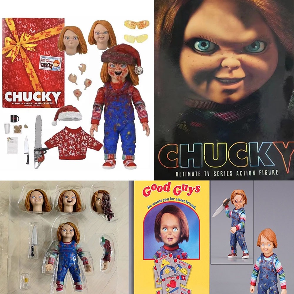 NECA Good Guys Action Figure Chucky Doll Articulado Ultimate Tv Series ...