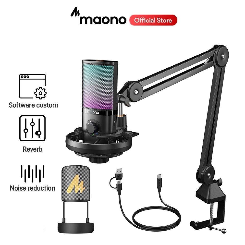 Maono PM450S USB Condenser Microphone Studio Mic Recording Mic with ...