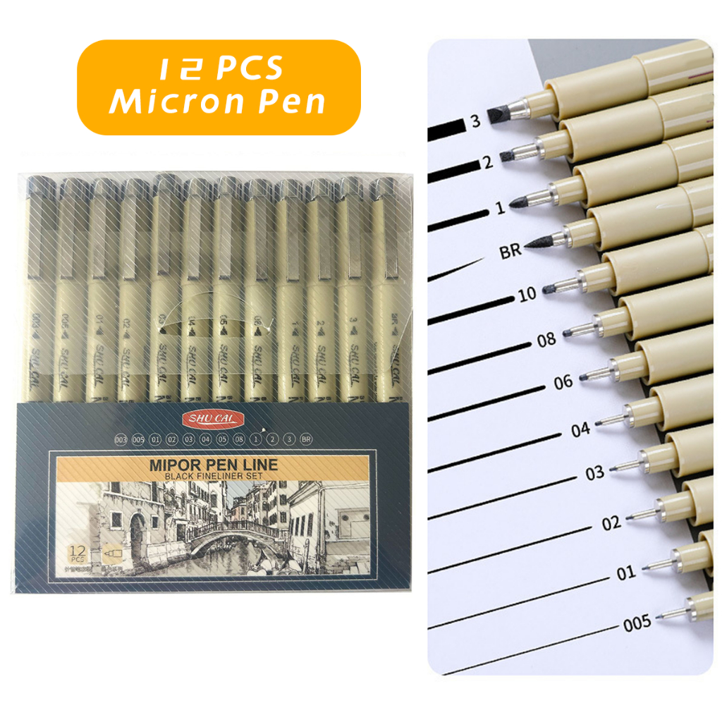 Technical Drawing 3/5/8 Detail Drawing Fineliner Pen Sketch Marker Pen ...