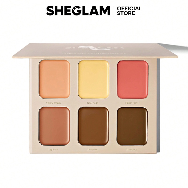 SHEGLAM Stereo Face Six Palette | Shopee Philippines