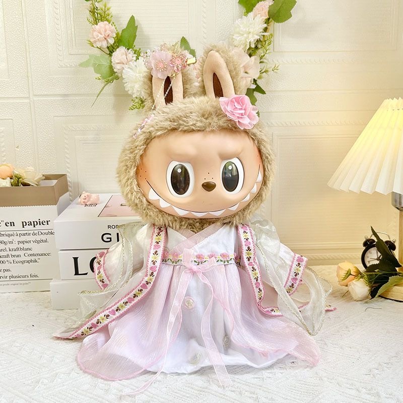 (Only Clothes) Labubu Clothes 38CM Labubu Doll Accessories Traditional ...