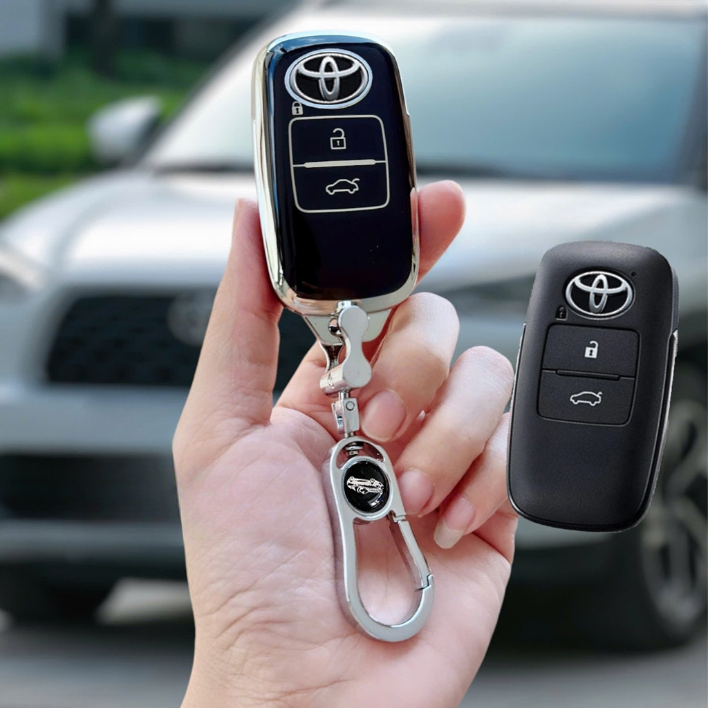 TOYOTA Car Remote Key Case TOYOTA Key Cover For Toyota Yaris Ativ Yaris ...