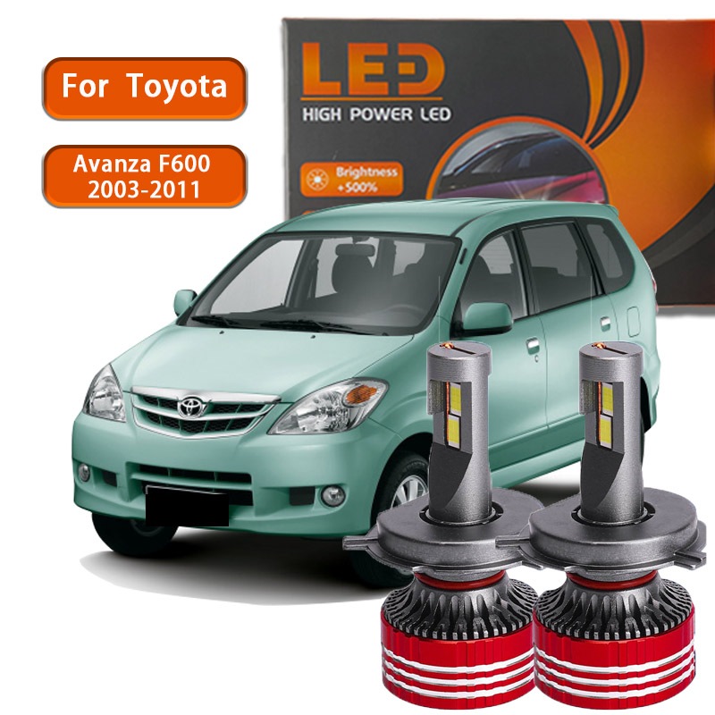 【For Toyota Avanza F600 2003-2011】 LED Car Headlight Bulbs Hi-Lo Beam ...