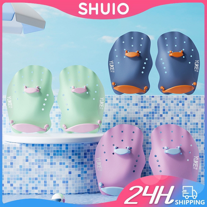 SHUIO Adult Children Professional Swimming Paddles Hand Fins Palm ...