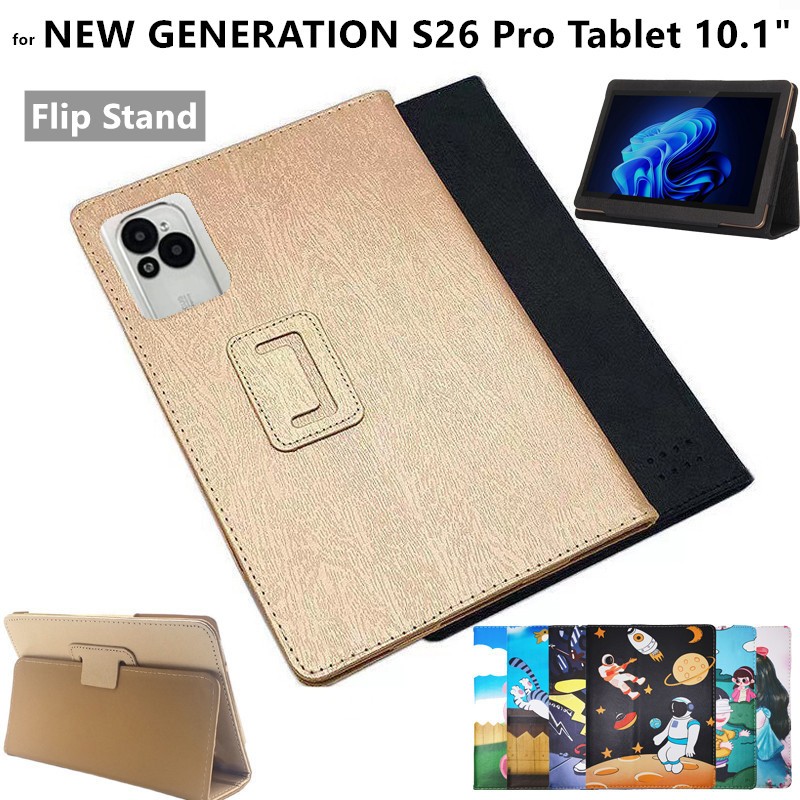 Flip Case for NEW GENERATION S26 Pro Tablet 10.1 inch Silk Pattern ...