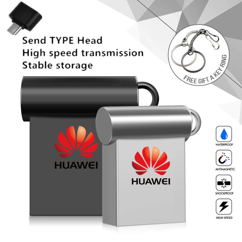 Huawei High Speed 3.0 USB Flash Drive 2TB 32GB 16GB Memory Drive 128GB 64GB Universal USB Drive ...